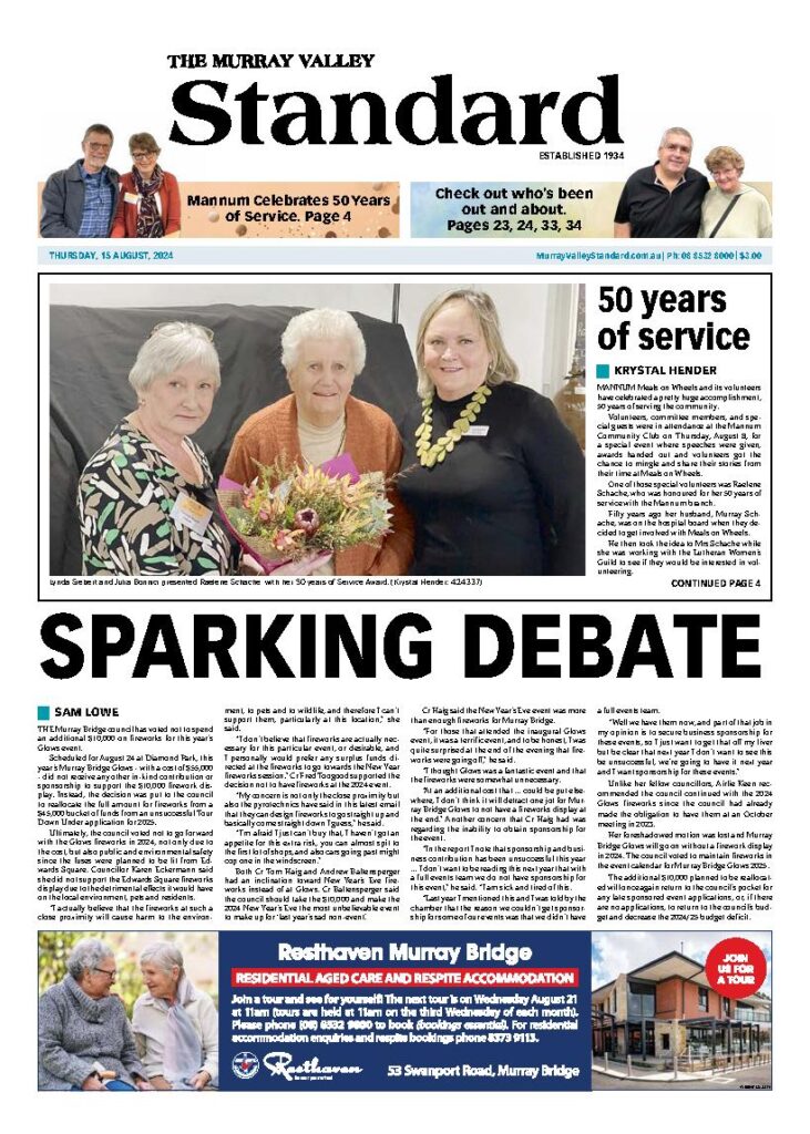The Murray Valley Standard - 15th August 2024 | The Murray Valley Standard
