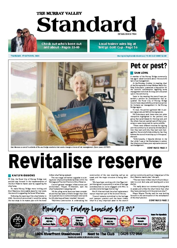 The Murray Valley Standard - 17th October 2024 | The Murray Valley Standard