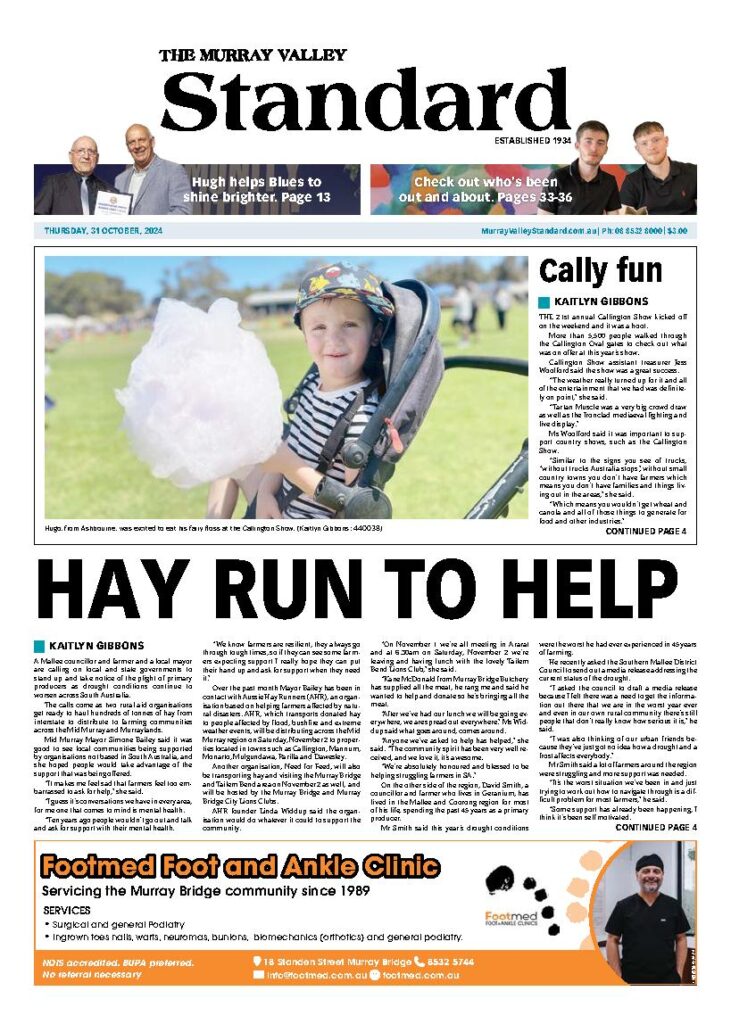 The Murray Valley Standard - 31st October 2024 | The Murray Valley Standard