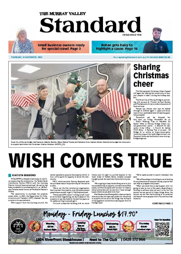 The Murray Valley Standard - 14th November 2024 | The Murray Valley ...