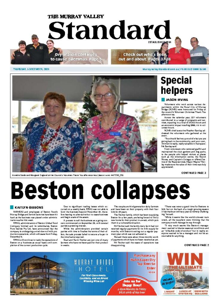 The Murray Valley Standard - 5th December 2024 | The Murray Valley Standard