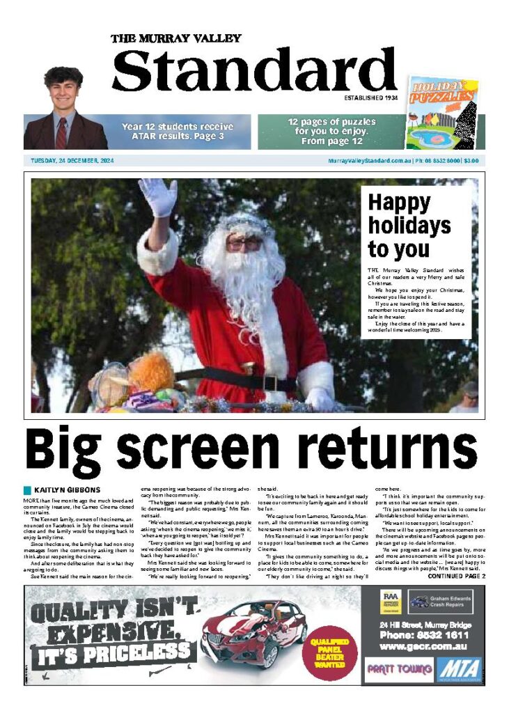 The Murray Valley Standard - 26th December 2024 | The Murray Valley ...