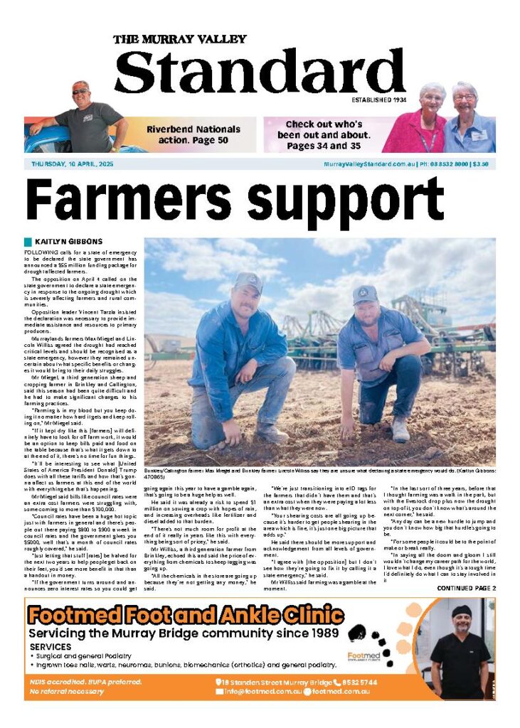 The Murray Valley Standard - 10th April 2025 | The Murray Valley Standard