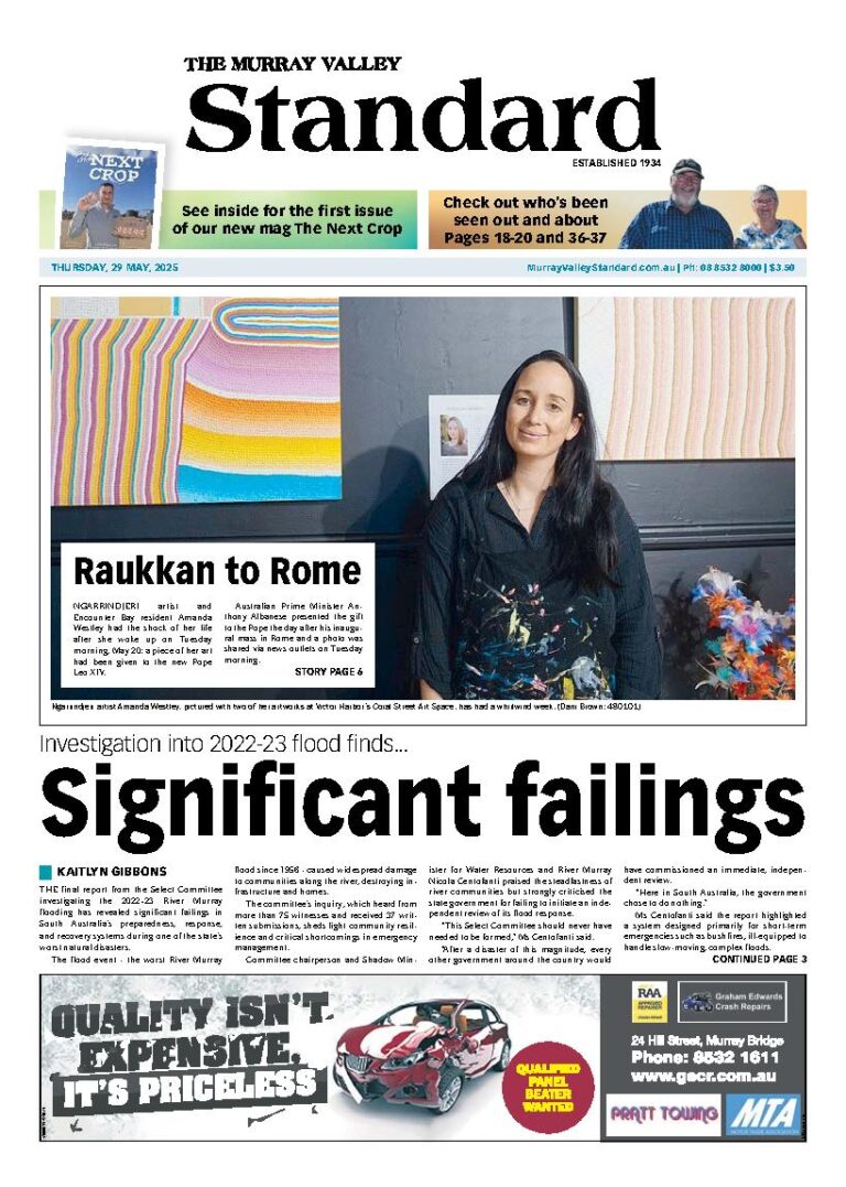 The Murray Valley Standard - 29th May 2025 | The Murray Valley Standard